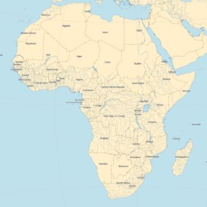 Free Maps of Africa | Mapswire