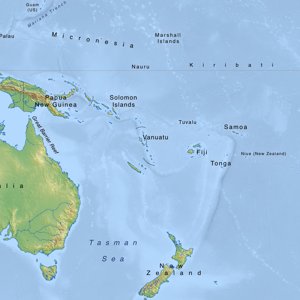Free Maps of Australia and Oceania | Mapswire