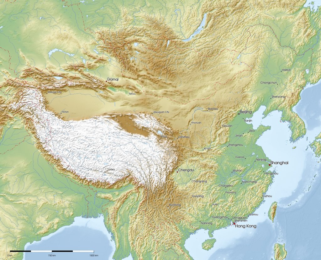 Free Maps of China | Mapswire