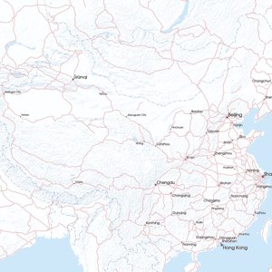Free Maps of China | Mapswire