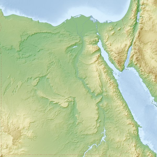 Free Maps of Egypt | Mapswire