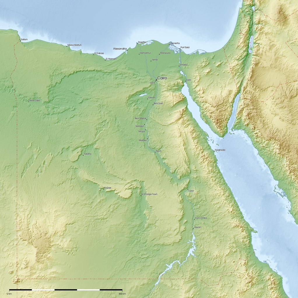 Free Maps of Egypt | Mapswire