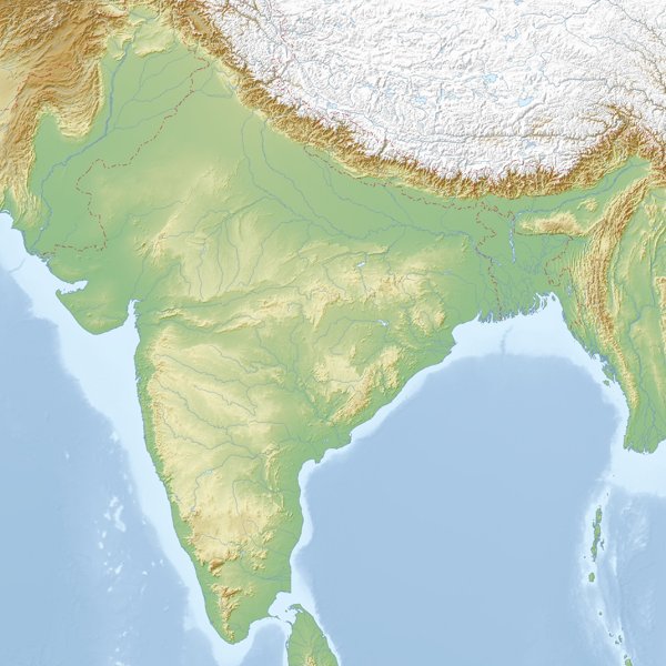 Free Maps of India | Mapswire