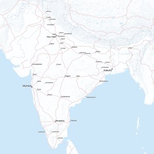 Free Maps of India | Mapswire