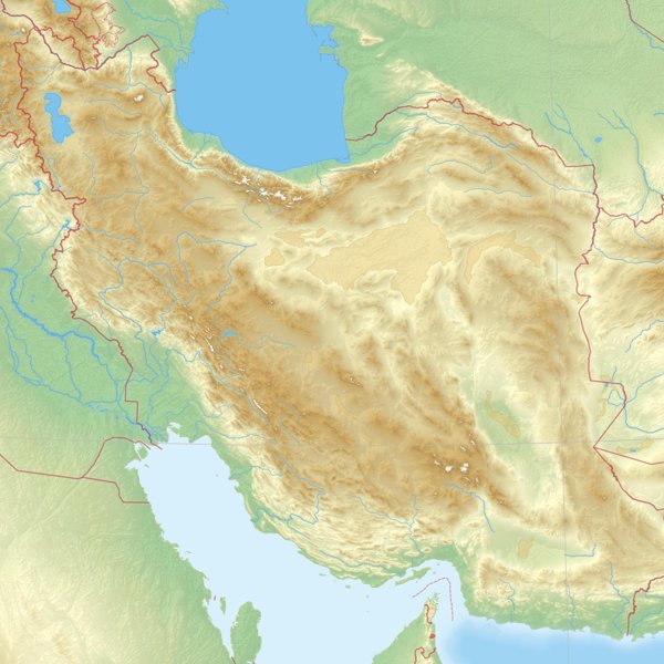 Free Maps of Iran | Mapswire