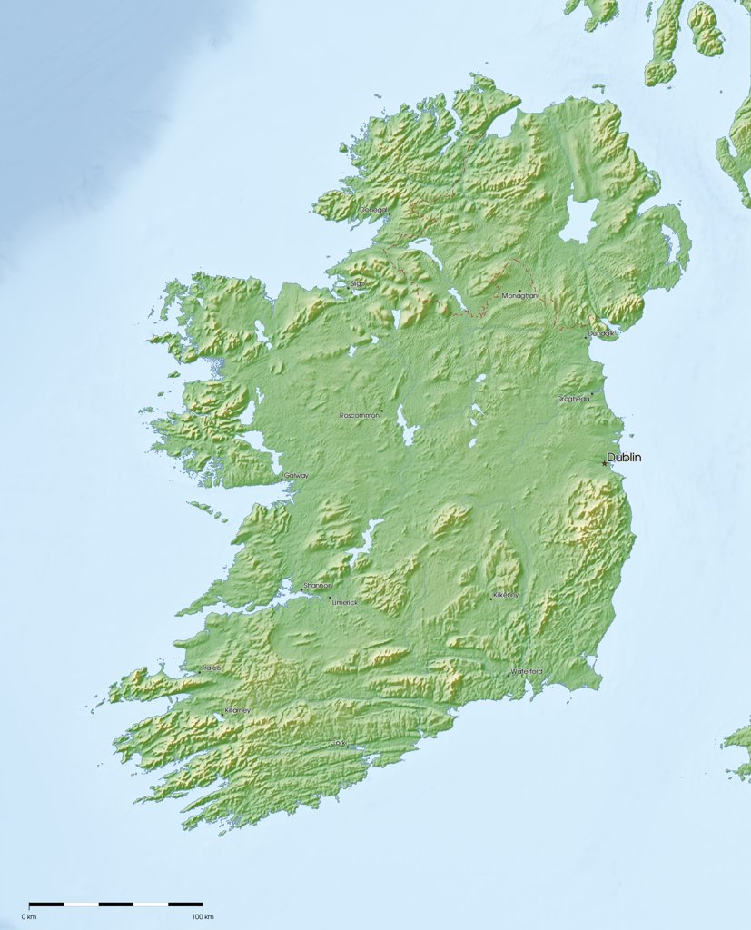 Free Maps of Ireland | Mapswire