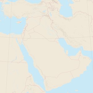 Free Maps of Middle East | Mapswire