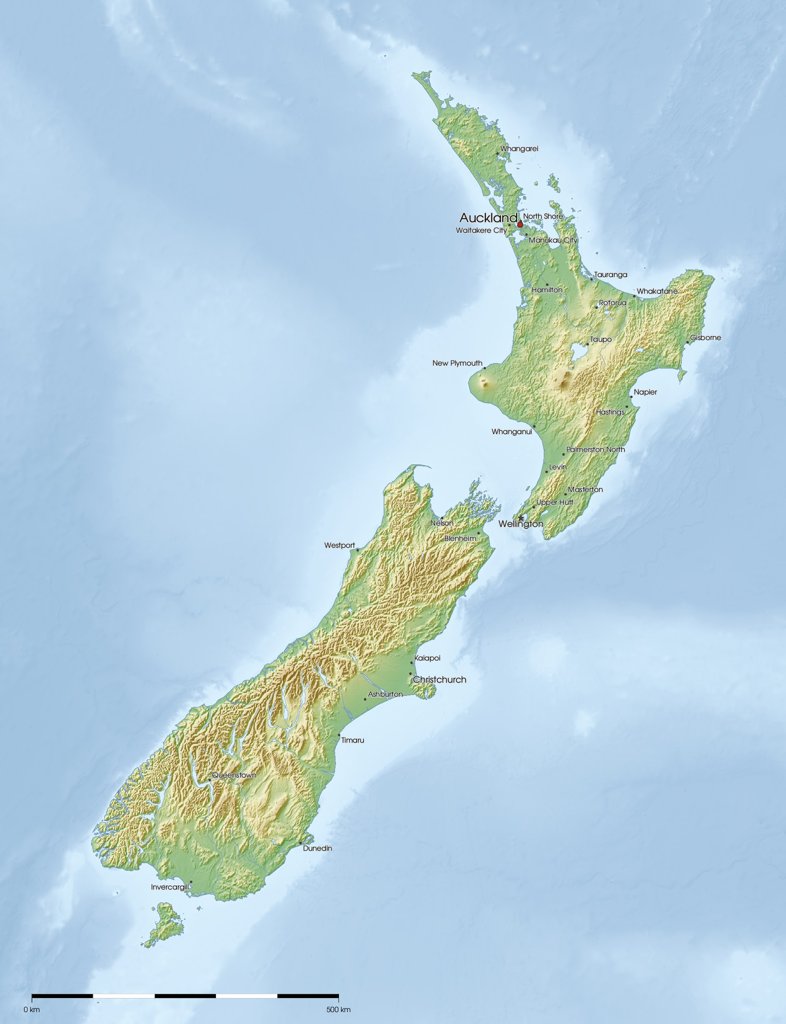 Free Maps of New Zealand | Mapswire