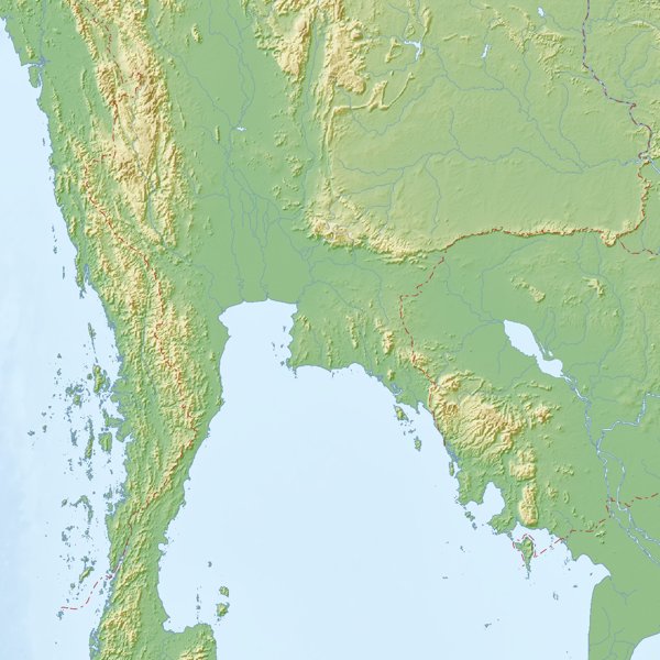 Free Maps of Thailand | Mapswire