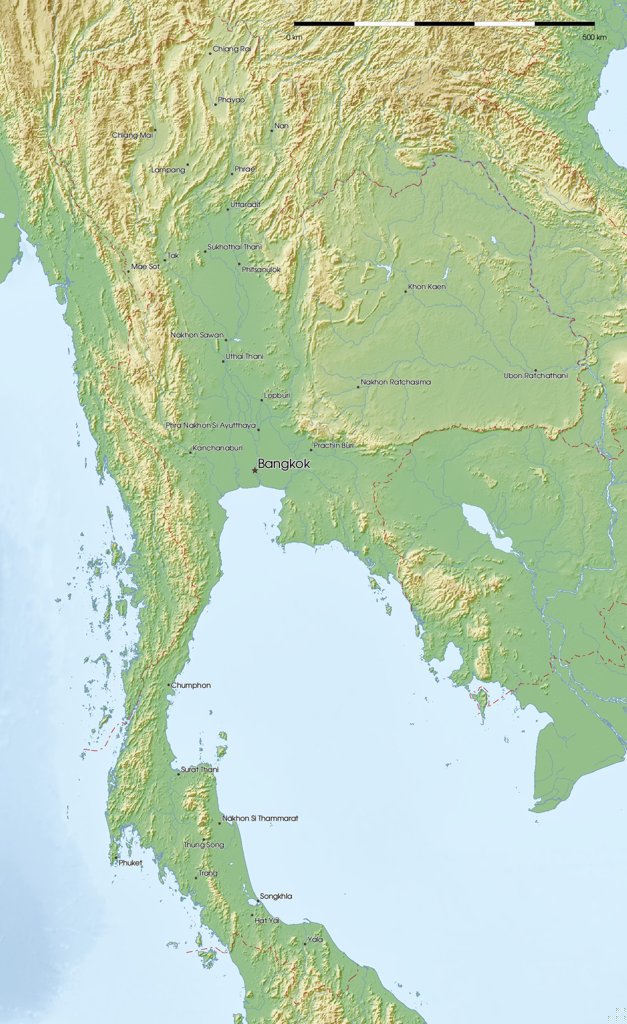 Free Maps of Thailand | Mapswire