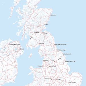 Free Maps of the United Kingdom | Mapswire